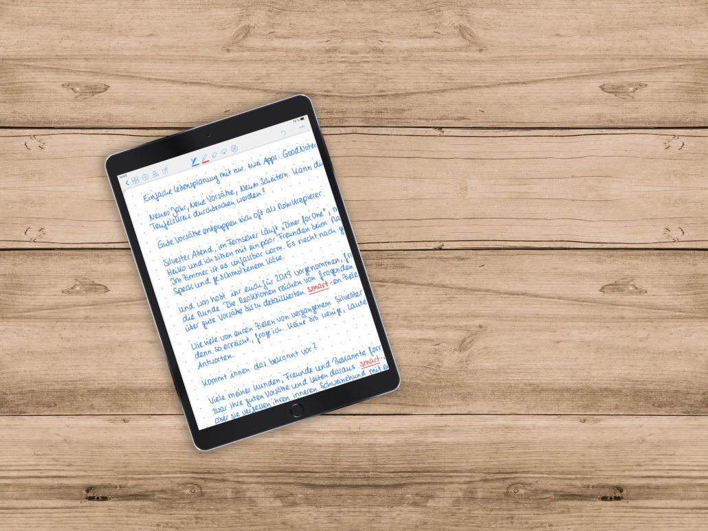 Einfache Lebensplanung mit nur zwei Apps: GoodNotes und Kalender ...